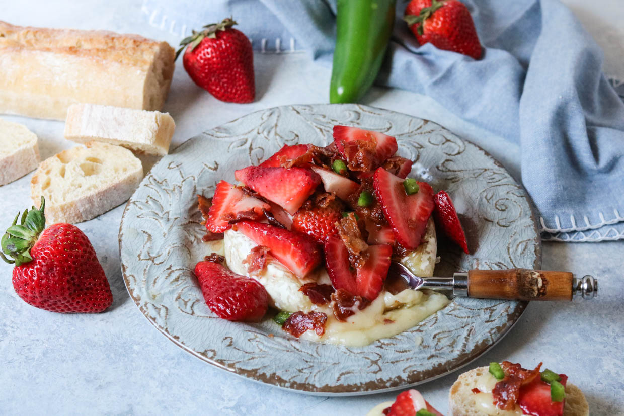 Strawberry Bacon Brie • Wanderlust and Wellness