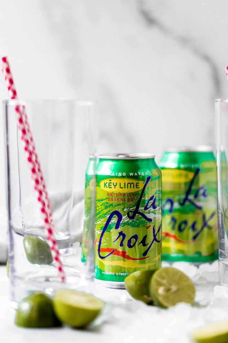 Key Lime La Croix Cocktail • Wanderlust and Wellness