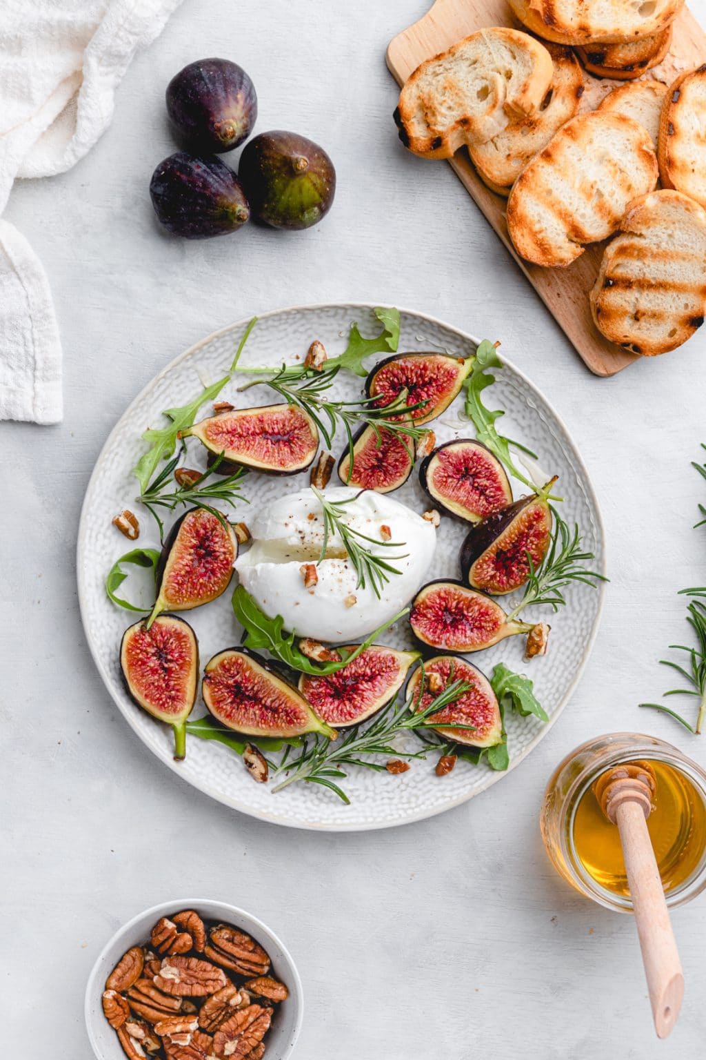 Fig & Burrata Appetizer • Wanderlust and Wellness