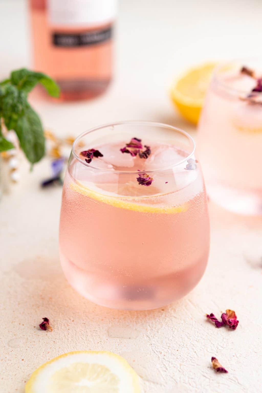 Rosé Wine Cocktail • Wanderlust and Wellness