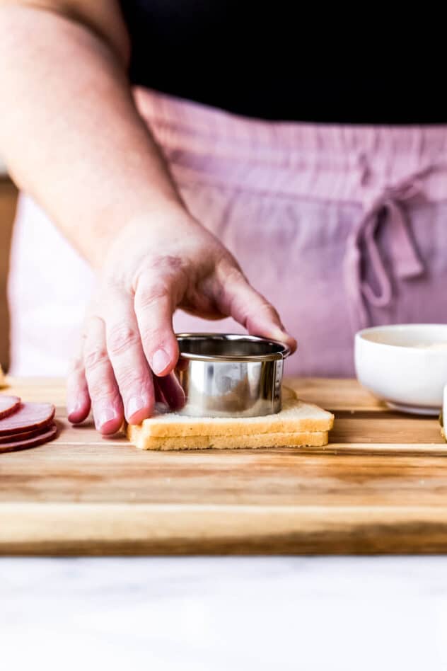 Ham and Cheese Tea Sandwiches • Wanderlust and Wellness